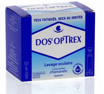 DOS'OPTREX Lavage occulaire 15 unidoses de 10ml - PharmacieVeau