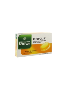 OROPOLIS Pastilles pour la gorge Propolis Goût Miel Citron (20 ...