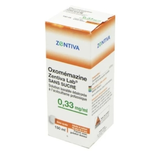 ZENTIVA - Oxomémazine - Sirop Pour La Toux Sans Sucre - 1 Flacon 150ml