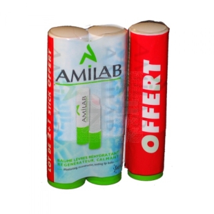 AMILAB Stick Lèvres (lot de 3 sticks) Pharmacie Veau promo en ligne