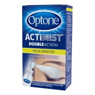 Optone Actimist Double Action Yeux Irrités 10 ml - Pharmacie Veau