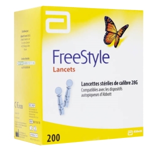 FREESTYLE Papillon- 200 Lancettes Contrôle glycémique | Pharmacie VEAU